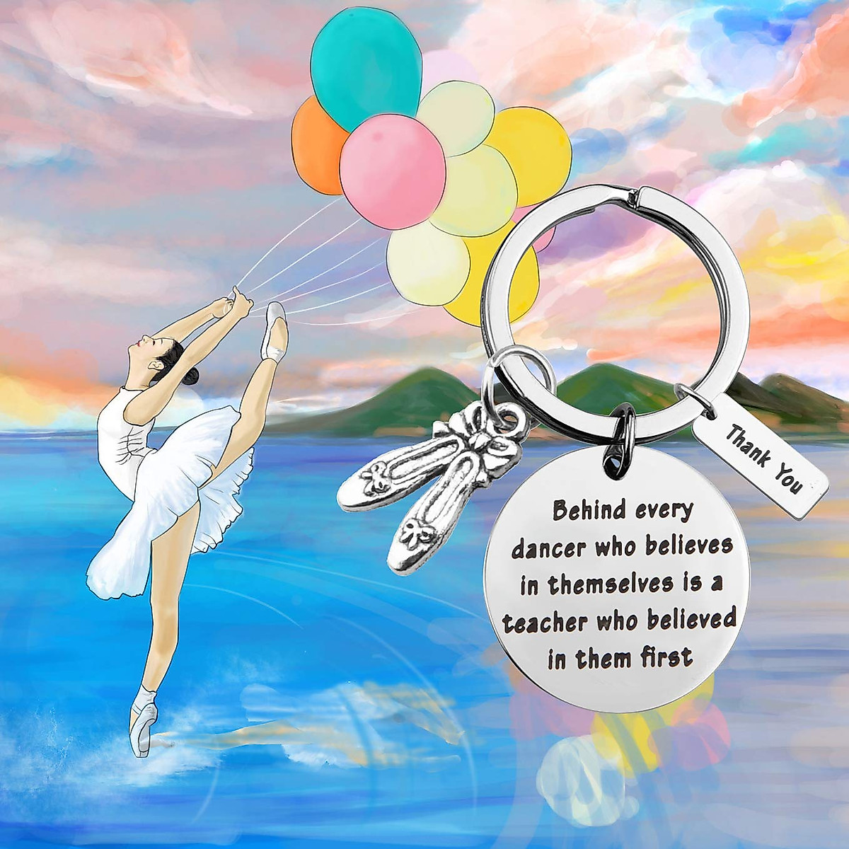 MAOFAED Dance Teacher Gift Cheer Coach Gift Dance Team Gift Dance Teacher Appreciation Gift (Dance Teacher)