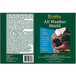 Cadillac All Weather Shield - Leather and Fabric Protector Spray 10.5 oz