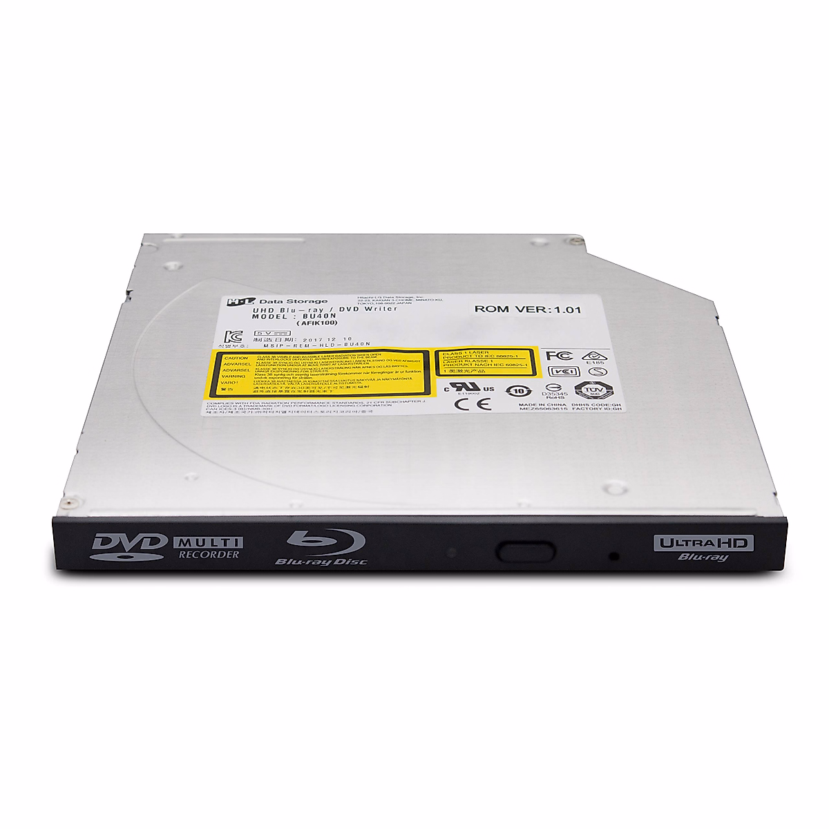 HLDS BU40N Ultra Slim Internal Ultra HD Blu-Ray Optical Drive/ 9.5mm/ UHD Drive