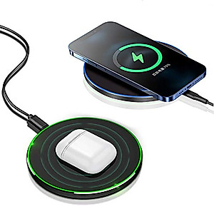 Fast Wireless Charger,20W Max Wireless Charging Pad Compatible with iPhone 14/14 Plus/14 Pro/14 Pro Max/13/12/11/X/8,AirPods;FDGAO Wireless Charge Mat for Samsung Galaxy S22/S20/Galaxy Buds