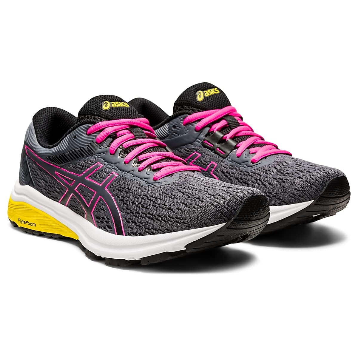 ASICS Women's GT-800 Running Shoes, 8, Carrier Grey/Black