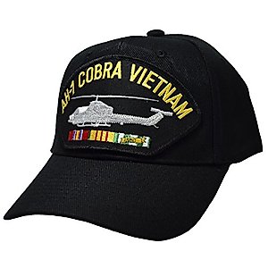 AH-1 Cobra Vietnam War Cap Black