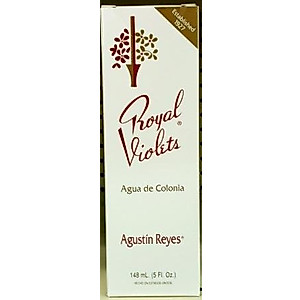 Royal Violets By Agustin Reyes 5 Oz Agua De Colonia Eau De Cologne Glass Bottle by Royal Violets