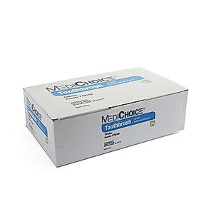 MediChoice Toothbrush, Premium Angled Head, 40 Tuft (Box of 144)