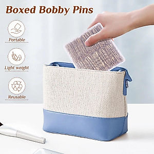 Bobby Pins Blonde Hair, 360 Pcs Blonde Bobby Pins, 2 Inch Premium Bobby Pin, Secure Hold Bobby Pins with store box, Hair Pins for Kids, Girls and Women