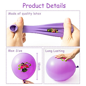 BkeeCten 52PCS Halloween Baby Shower Decorations Balloon Arch, Halloween A Baby Is Brewing Balloon Black Orange Purple Green Balloon for Baby Birthday Pregnancy Announcement Gender Reveal Party Supply