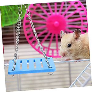 6 Pcs Hamster Seesaw Small Pets Seesaw Small Pets Rainbow Bridge Small Pets Play Toy Hamster Rainbow Bridge Pet Rainbow Bridge Hamster Swing Climb Toy Hamster Wood Toy