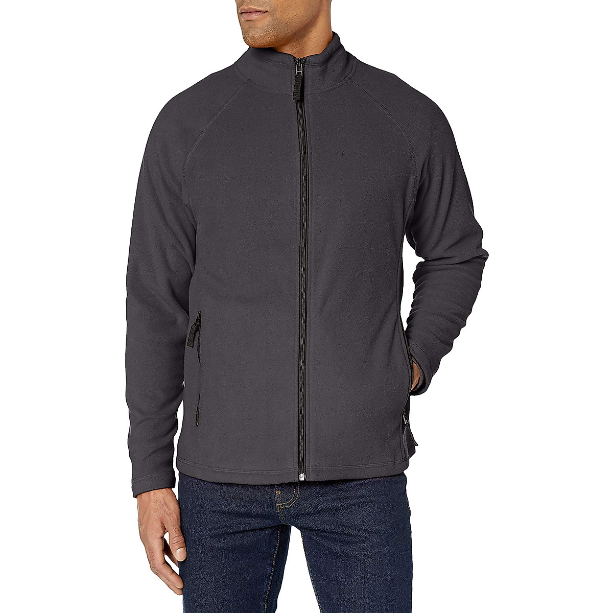 CLIQUE Men's Summit Full-zip Microfleece, Charcoal, 5X-Large