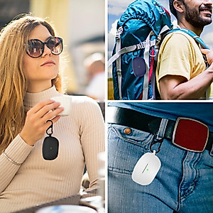 JDHDL for Sony WF-1000XM5 Case Cover with Replacement Ear Tips(S/M/L), Protective Silicone Case for Sony WF-1000XM5 with 3 Pairs Eartips (Midnight Blue)