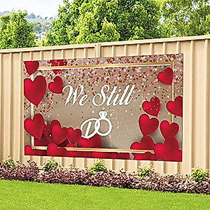Belrew Durable We Still Do Backdrop Banner, Bridal Shower, Engagement, Bachelorette Party Large Banner, Wedding Celebrate Background Decorations 6 ft x 3 ft