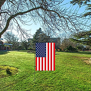 Garden Flag Stand, Yard Flag Holder,Garden Flag Hanger,Banner Pole with one Tiger Clip,Fall Decor for Outdoor Garden Lawn