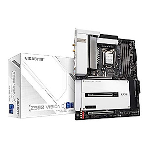 GIGABYTE Z590 Vision D (LGA 1200/ Intel/ Z590/ ATX/Triple M.2/ PCIe 4.0/ USB 3.2 Gen2X2 Type-C/Intel WiFi 6/ Dual 2.5GbE LAN/Intel Thunderbolt 4/ Motherboard)