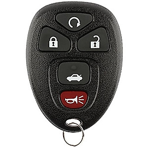 Discount Keyless Replacement Key Fob Car Remote and Uncut Transponder Key Compatible with OUC60270, 15912860, ID 46