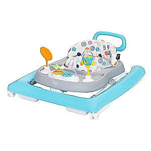 Smart Steps by Baby Trend Plus 2-in-1 Walker with Deluxe Toys, Orbits White