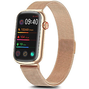 MorePro Fitness Tracker, Heart Rate Monitor Blood Pressure Activity Tracker with Blood Oxygen,IP68 Wateproof Sleep Tracker Sport Bracelet Pedometer Step Calories Smartwatch Women