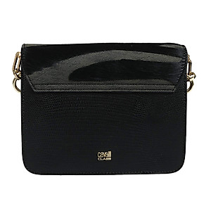 ROBERTO CAVALLI HXLPG6 999 Black/Olive Shoulder Bag for Womens