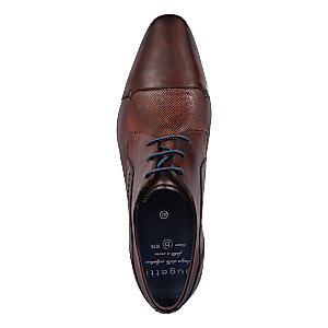 bugatti Men's 311420103500 Derbys, Brown Brown 6000, 11.5