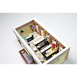 General Jim's Crystal Palace City Modular Building Blocks MOC 2 Floor Shopping Store 3804 Piece Building Blocks Bricks House Toy Building Set with All Accessories Shown for Teens and Adults