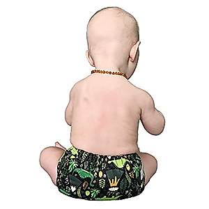 Reusable Waterproof Diaper Cover Shell: for Baby Prefold Cloth Diapers, Flats, Fitted or Inserts (Sky Adventure)