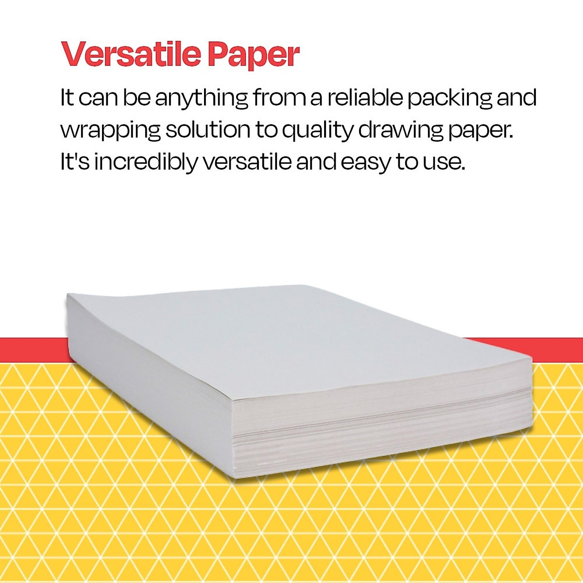 School Smart - 85250 Newsprint Drawing Paper, 30 lb, 8-1/2 x 11 Inches, 500 Sheets