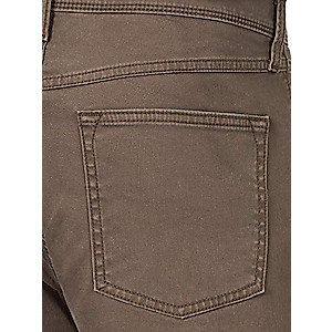 Wrangler Authentics mens Straight Fit Twill Pant , Major Brown , 34W x 30L