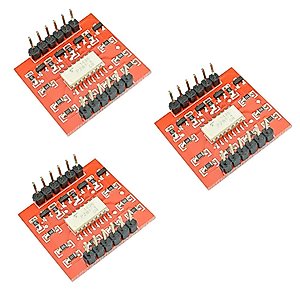 HiLetgo 3pcs TLP281 Optocoupler Isolation Board Optical Coupler Isolation Module 4 Channel Optical Coupler Isolation Module High/Low Level Expansion Board