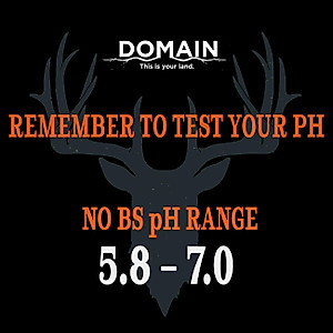 Domain Outdoor No BS Deer Food Plot Seed for Deer, 1/4 Acre, Finally a No Till Mix with Zero Fillers, No Heavy Equipment Required - Forage Oats, Clover, Forage Rape, Chicory, Radish