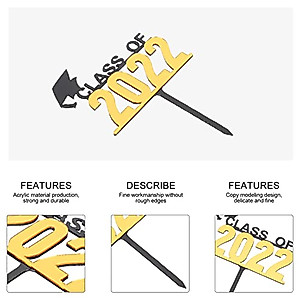 VALICLUD Cupcakes Cake Decorating Cupcake Topper 12PCS Graduation 2022 Graduation Cake Decorations Happy Graduation Party Decorations Capacillos Para Cupcake Cake Decoration Cupcake Ornaments