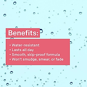 Almay Liquid Eyeliner, Waterproof and Longwearing, Hypoallergenic, Cruelty Free, -Fragrance Free, Ophthalmologist Tested, 222 Brown, 0.1 Fl oz(Pack of 1)