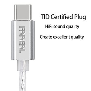 USB Type C to 3.5mm Female Adapter,USB C to Aux Audio Dongle Cable Compatible for Samsung Galaxy S22 S21 S20 Ultra Note 20 10 S10 S9 Plus,Pixel 4 3 2 XL,iPad Pro and More(Silver)