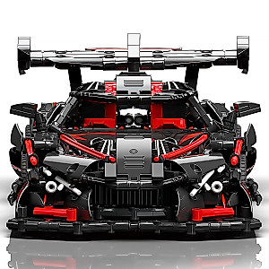 Veottye Super Sports Car Building Blocks Kit,1:14 Scale MOC Car Model Building Toys,Collectible Race Car,for 8+ Year Boys,Adult(1391 Pieces)