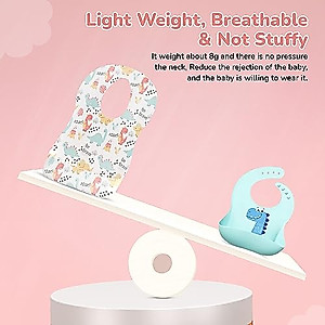 POUATU Premium Disposable Bibs Baby - Mess-Free Feeding and Easy Cleanup - Pack of 20