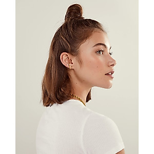 Tini Lux | Hypoallergenic Earrings | Titanium Castor Star Studs | Silver Tiny Star | Titanium Stud Earrings for Women | Silver Earrings Studs, Sensitive Ears, Trendy Womens Earring Set