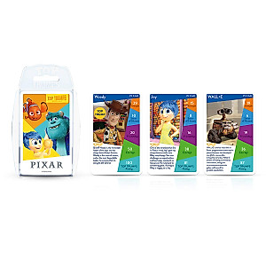 Top Trumps Card Game Disney Pixar - Family Games for Kids and Adults - Learning Games - Kids Card Games for 2 Players and more - Kid War Games - Card Games for Families - Card Wars - for 6 plus kids