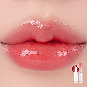 rom&nd Glasting Melting Balm 3.5g, 04 HIPPIE BERRY, Glossy, Pump Lips, Moisture, Translucent, Water Bomb, High Pigmented, Vegan,No Items:1