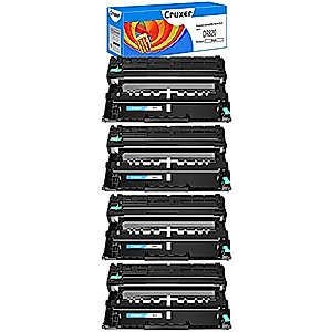 Cruxer Compatible Drum Unit Replacement for Brother DR820 DR-820 use for HL-L6200DW HL-L6250DW HL-L6300DW HL-L6400DW L5850DW MFC-L6750DW MFC-L6900DW DCP-L5650DN Printer (Black, 4-Pack)