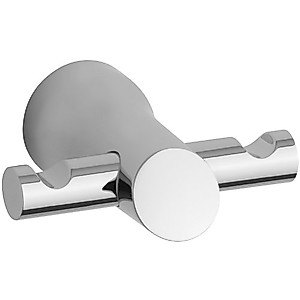 KOHLER K-5670-CP Toobi Double Robe Hook, Polished Chrome