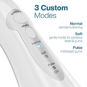 AquaSonic Water Flosser - Cordless Rechargeable Water Flossers for Teeth Cleaning - Waterproof Aqua Flosser, Portable Oral Irrigator for Dental Cleaning with 5 Jet Tips – Braces Home Travel