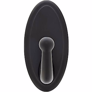 HIGH & MIGHTY 515820 Decorative Metal Hook, Easy Tool-Free Dry Wall Installation, Oval, Holds up to 25lb, Bronze