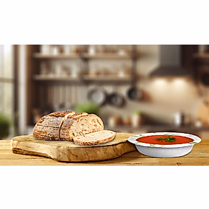 Amazon Basics Everyday Paper Bowls, 10 Oz, Disposable, 70 Count, White