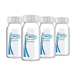 Dr. Brown's Breastmilk Storage and Collection Bottles - 4 Oz (Pack of 4)