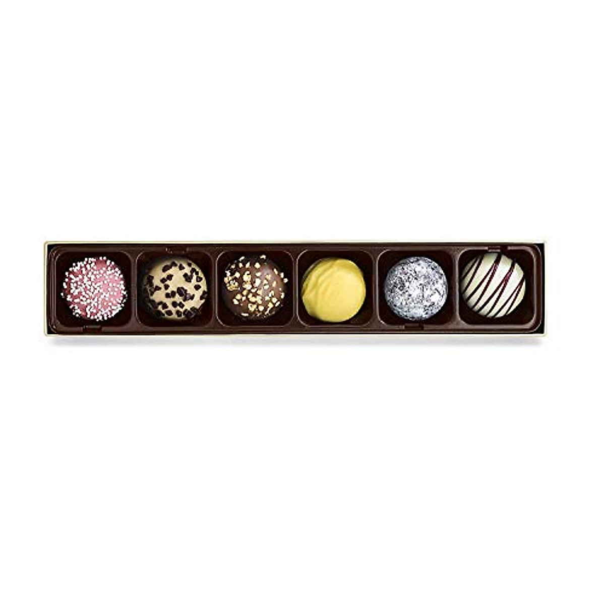 Godiva Chocolatier Birthday Truffles Assorted Chocolate Gift Box, 4.09 Oz (Pack of 6)