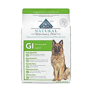 Blue Buffalo Natural Veterinary Diet GI Gastrointestinal Support Dry Dog Food, Chicken 22-lb bag