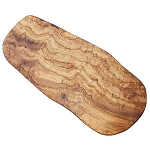 Naturally Med Olive Wood Cutting/Cheese Board, Large, 18" L