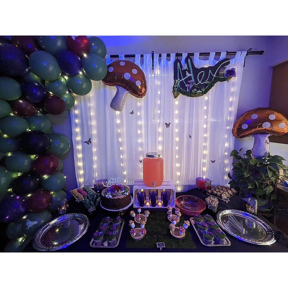 3PCS 31'' Brown Mushroom balloons. Mushroom decor- Alice in Wonderland theme party decoration, Mushroom birthday party supplier. baby shower, wedding, forest plant party decorations.