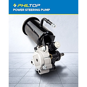 PHILTOP Power Steering Pump 21-5229 for 4Runner 1996-2002 3.4L, Tacoma 1995-2004 3.4L, Power Assist Pump, Power Steering Pump Kit With Pulley Replacement Power Steering Pumps