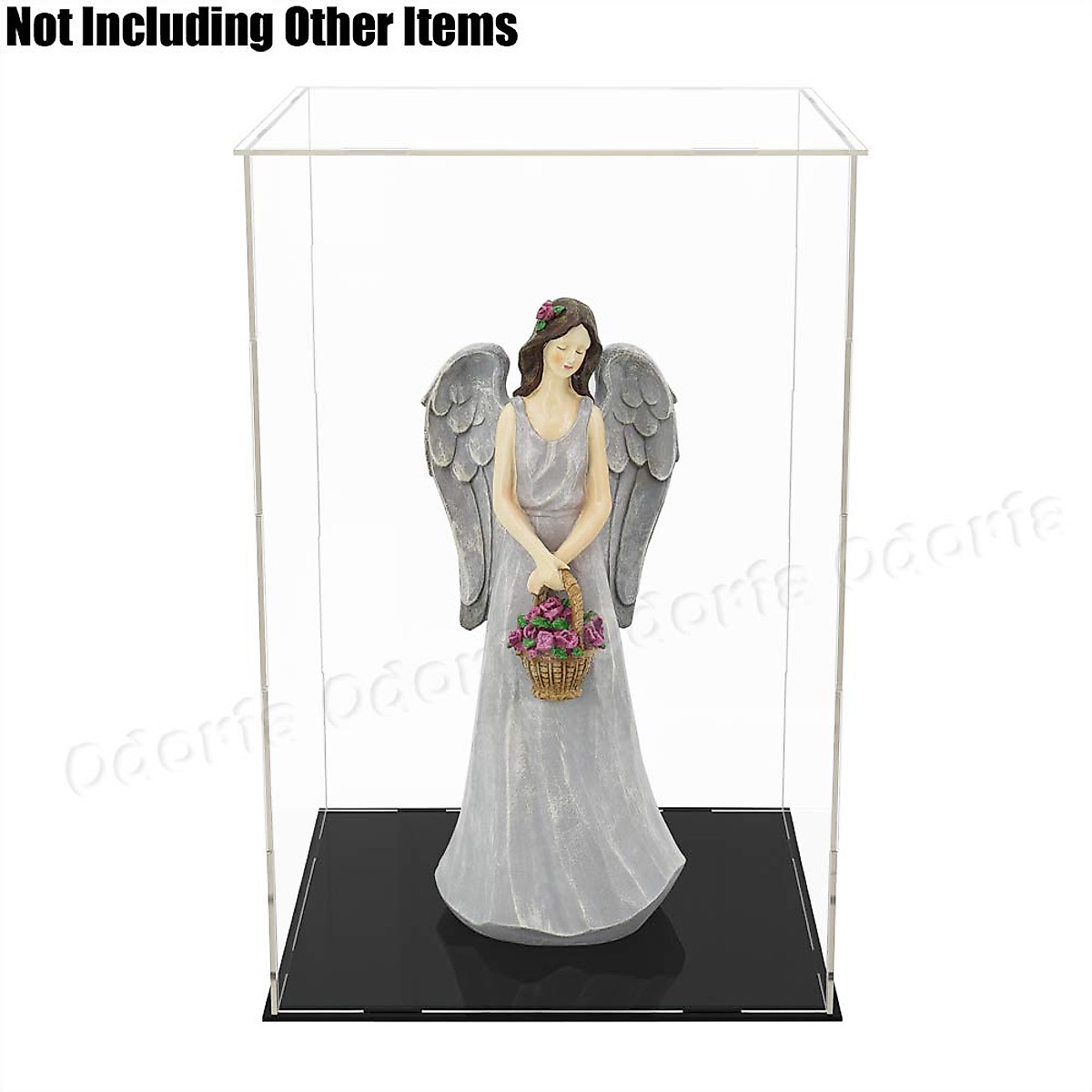Odoria Clear Acrylic Assembly Required Display Box Case 17" High Figure Display Dustproof