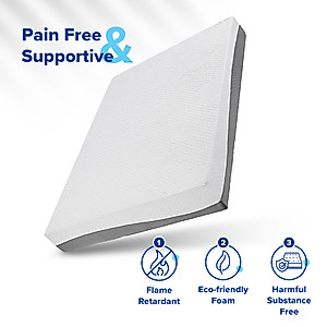 Olee Sleep 10 inch Aquarius Memory Foam Mattress - Twin