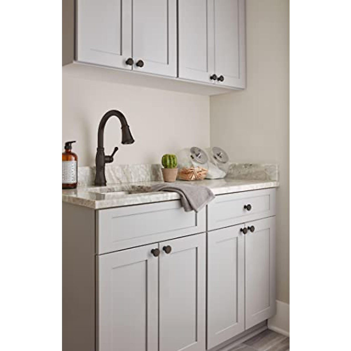 Amerock | Cabinet Knob | Oil Rubbed Bronze | 1-1/4 inch (32 mm) Diameter | Era | 1 Pack | Drawer Knob | Cabinet Hardware