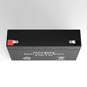 BatteryGuy BP7-6 replacement 6V 7Ah SLA battery - BatteryGuy brand equivalent (Rechargeable) - Qty of 1